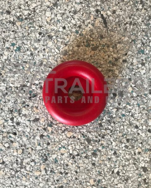 3” Front End Cap Solid Red 17mm Bore | Trailers Parts & Repairs
