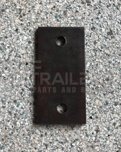 Coupling Base Plate 2 Hole Natural | Trailers Parts & Repairs