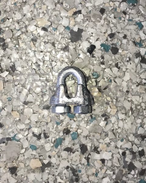 Brake Cable Clip 4mm Galvanised | Trailers Parts & Repairs
