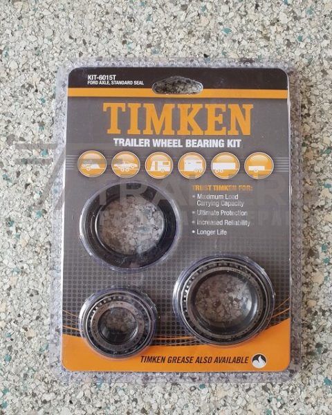 Timken Trailer Wheel Bearing Kit Ford Axle Standard Seal Blister Pack ...
