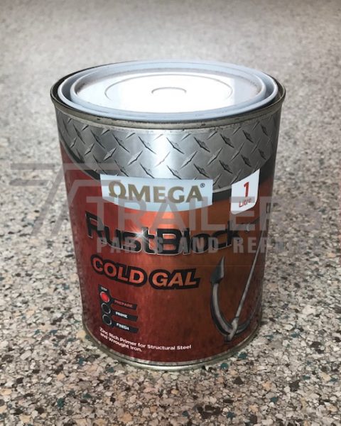 RustBlock Cold Gal 1L Tin | Trailers Parts & Repairs