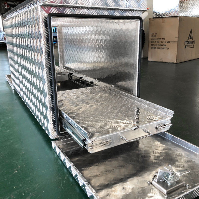 FG5 Aluminium Ute Trailer Camping Camper Caravan Fridge Generator ...