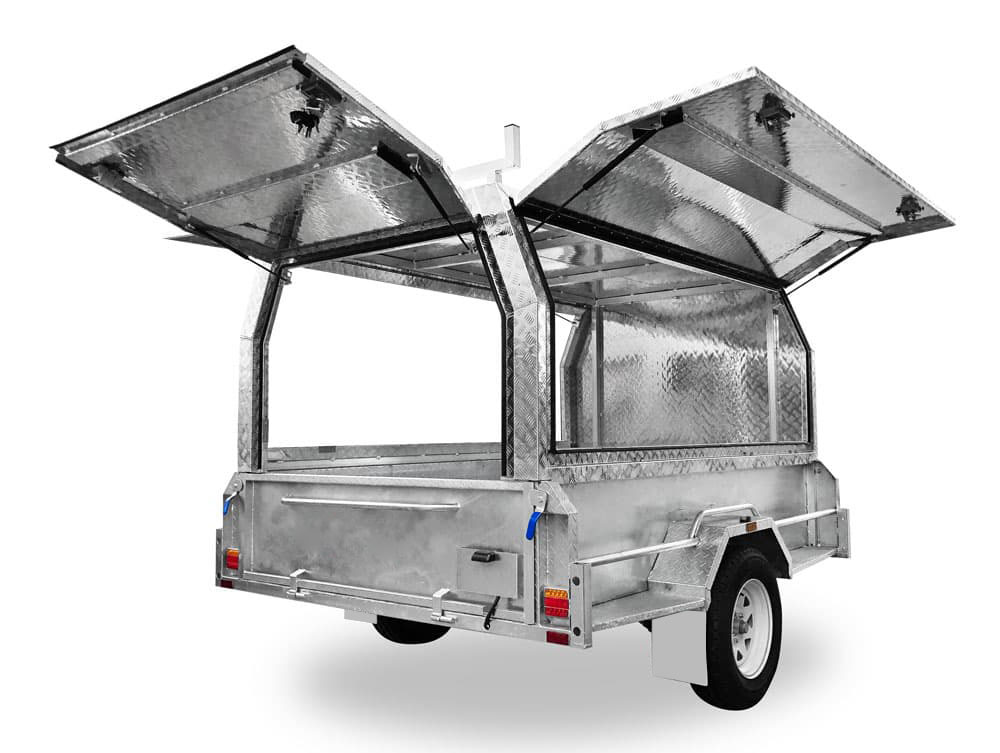 8 x 5 Heavy Duty 1400kg ATM Tradesman/Builders Canopy Trailer ...